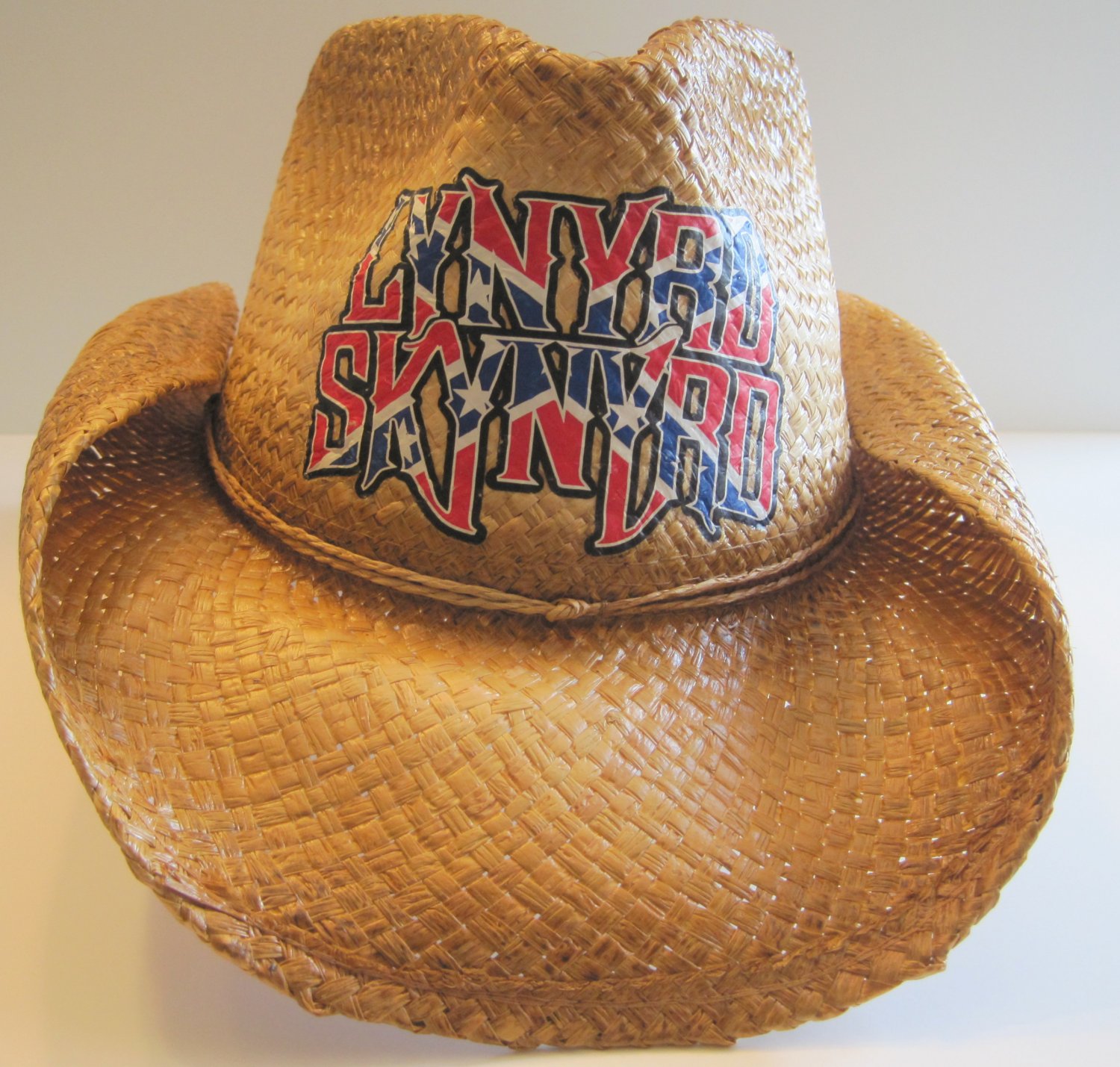 Lynyrd Skynyrd Rebel Flag Rock Band Concert Cowboy Hat