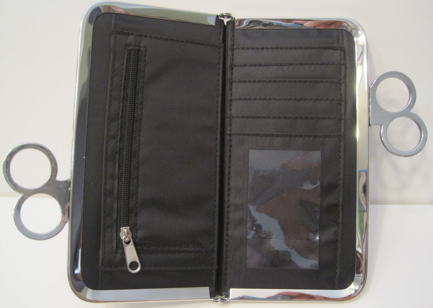 Misfits Punk Concert Brass Knuckle Duster Clutch Wallet