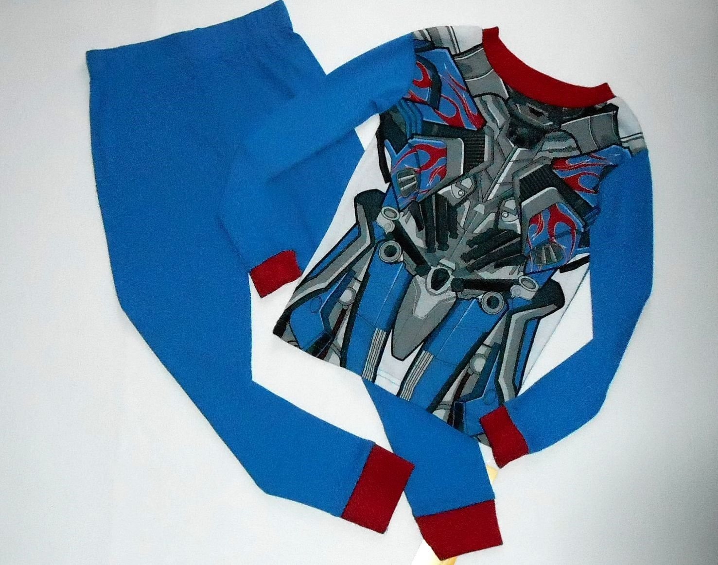 TRANSFORMERS OPTIMUS PRIME Boy's Size 10 Costume Pajama Set, NEW