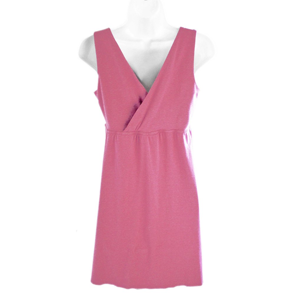 Garnet Hill Surplice Wrap Bust Comfy Soft Mauve Sun Dress Sundress XS ...