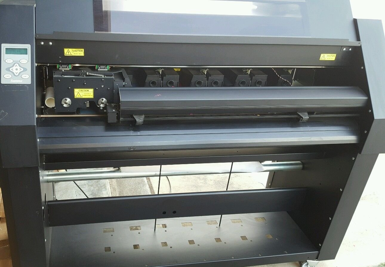 Summa DC4SX Thermal Sign & Graphics Printer w/ Cutter and 5 Ribbon Holders