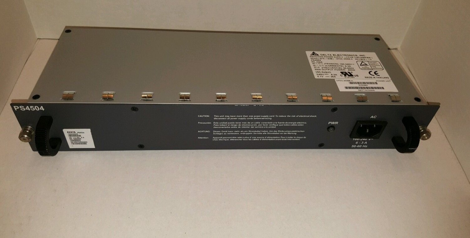 AVAYA G450 PS4504 Power Supply Avaya PS4504 PSU 400W
