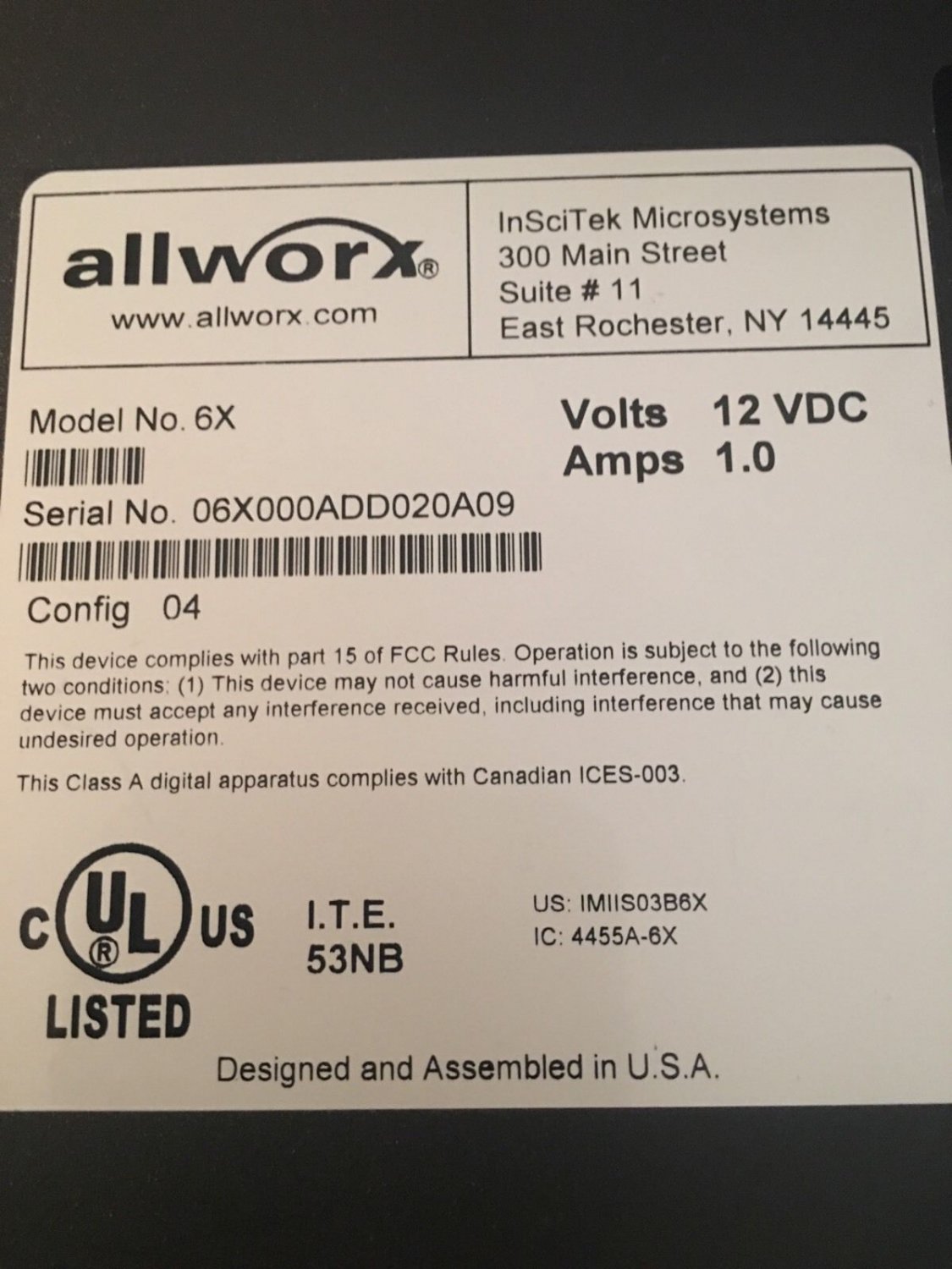 Allworx 6x VoIP Network PBX Switch Phone System with Software 7.5.10.4 ...