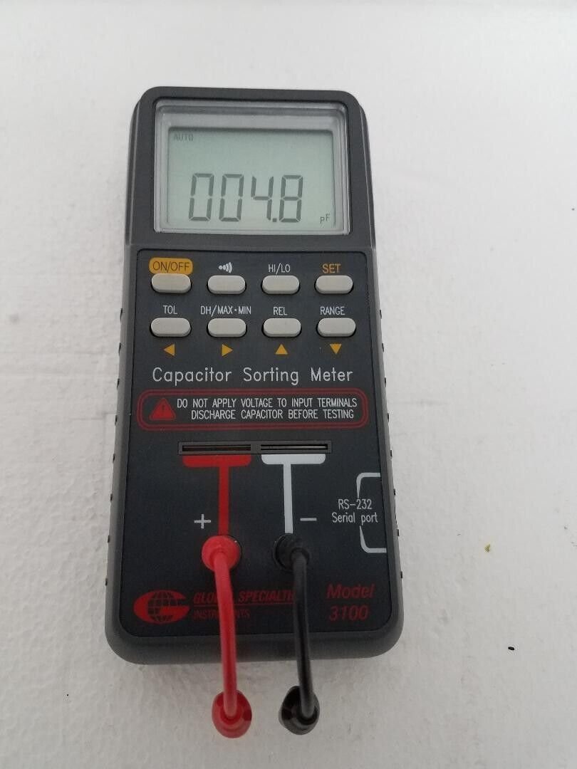 Global Specialties 3100 Capacitor Sorting Meter