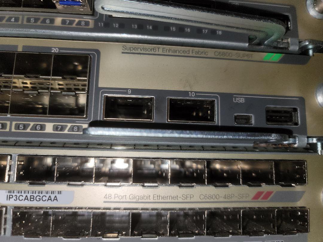 CISCO CATALYST C6807-XL CATALYST SWITCH LOADED WITH MODULES (READ)