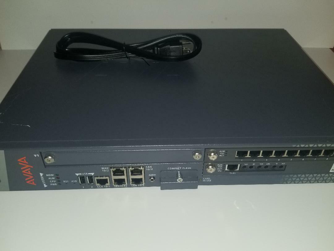 AVAYA G430 Media Gateway W/ DSP MP120 MM710B MM711 AND RACK EARS 700506958