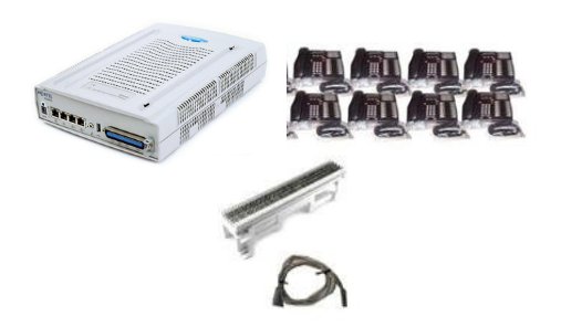 NORTEL NORSTAR BCM50 BUSINESS TELEPHONE SYSTEM WITH 8 T7316E PHONES ...