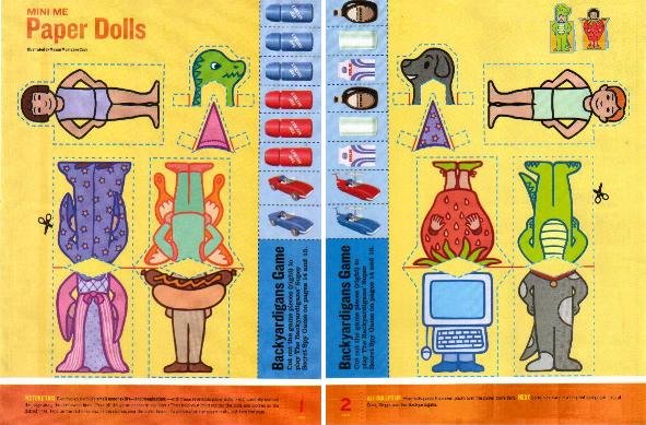 MINI ME Double-Sided Magazine Paper Dolls