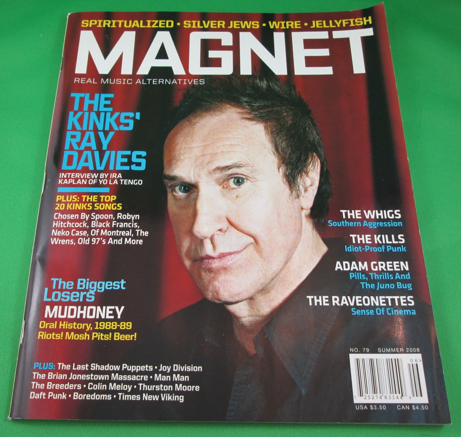 MAGNET ALTERNATIVE MUSIC MAGAZINE #79 Summer 2008 THE KINKS Ray Davies ...