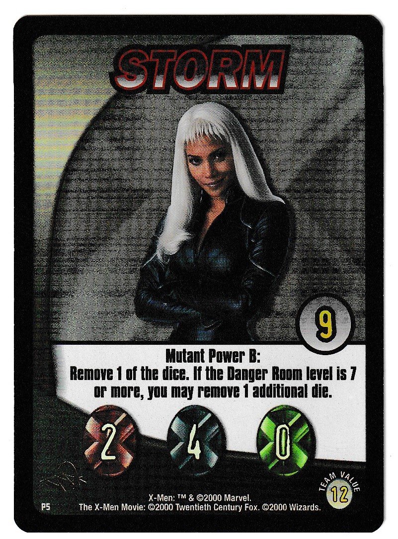X-MEN STORM Individual Trading Card ©2000