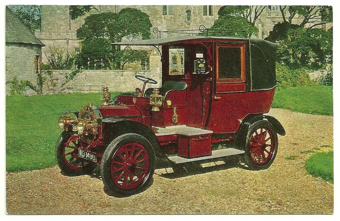 1908 Unic 12/14 h.p. Taxicab Unposted Postcard