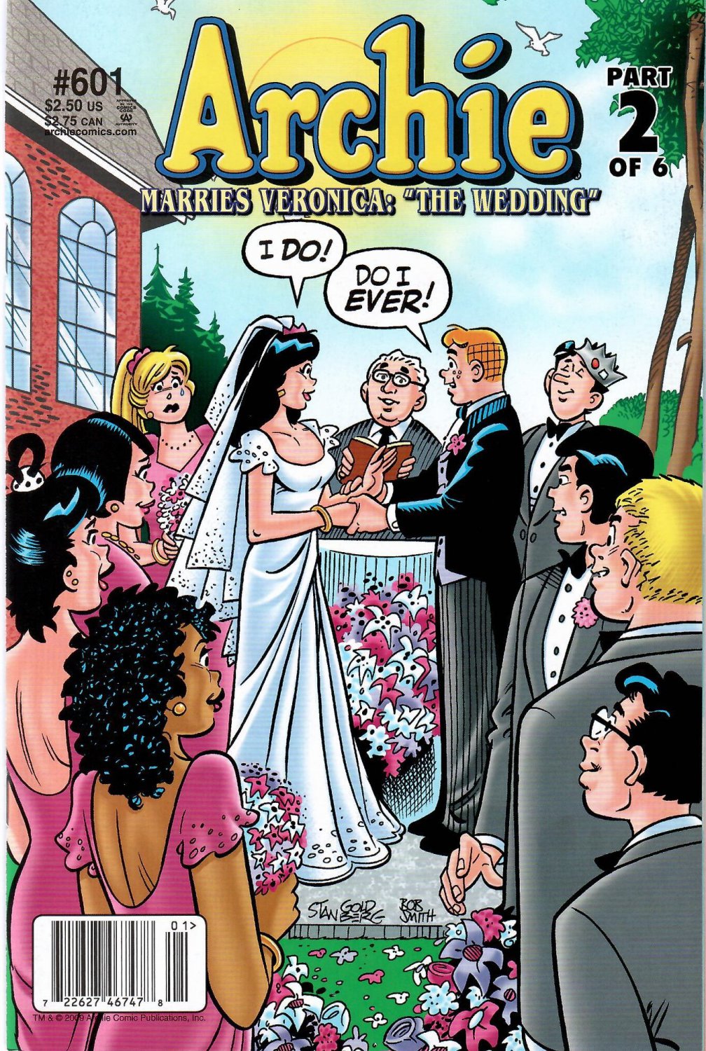 ARCHIE MARRIES VERONICA: "THE WEDDING" Part 2 of 6 #601 November 2009