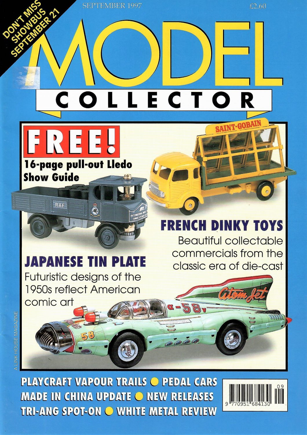 MODEL COLLECTOR MAGAZINE September 1997 FRENCH DINKY Japanese ...