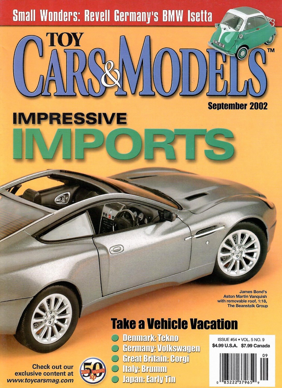 TOY CARS & MODELS MAGAZINE #54 September 2002 CORGI DRAGSTERS Japanese ...