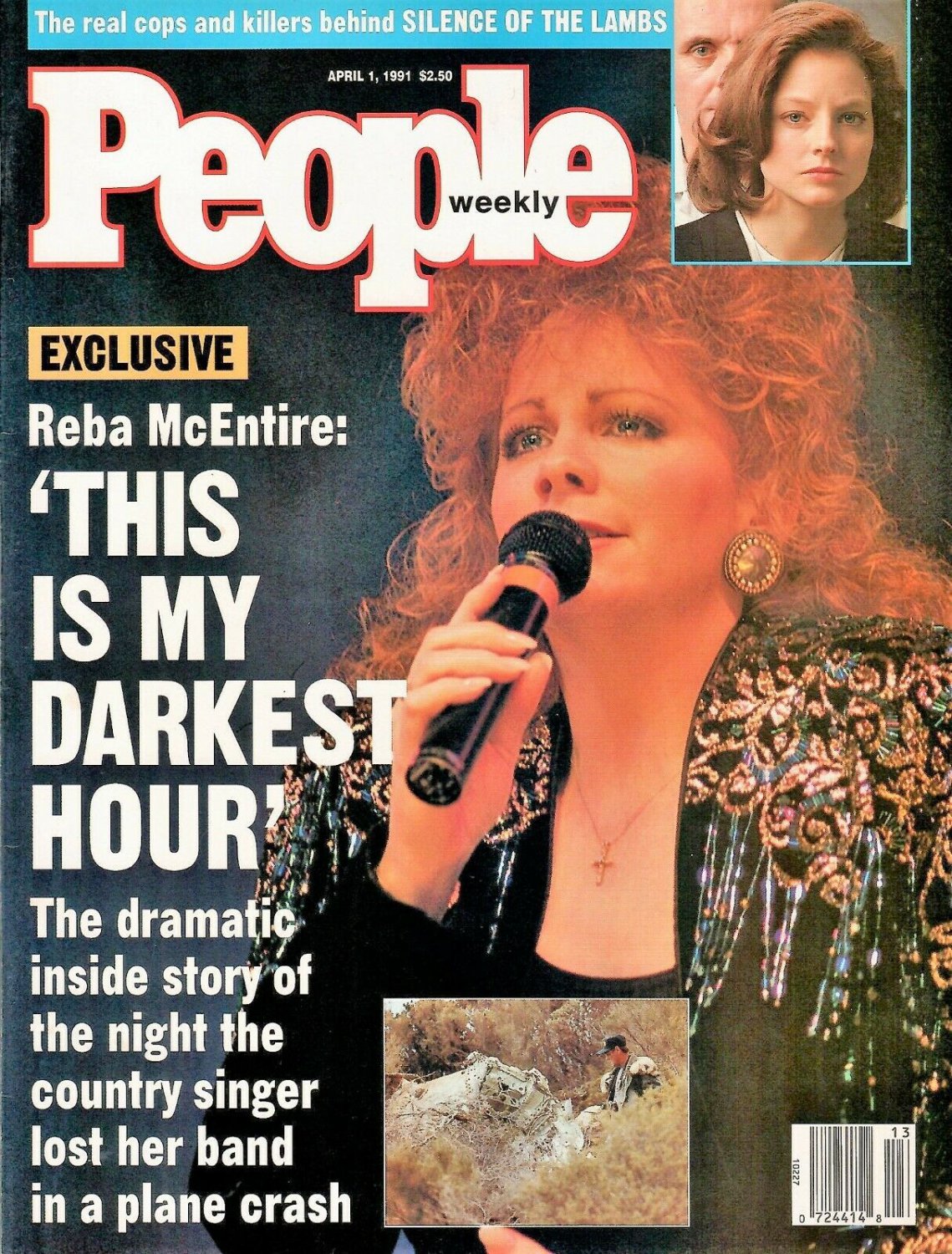 PEOPLE WEEKLY MAGAZINE April 1, 1991 REBA MCENTIRE Nia Peeples