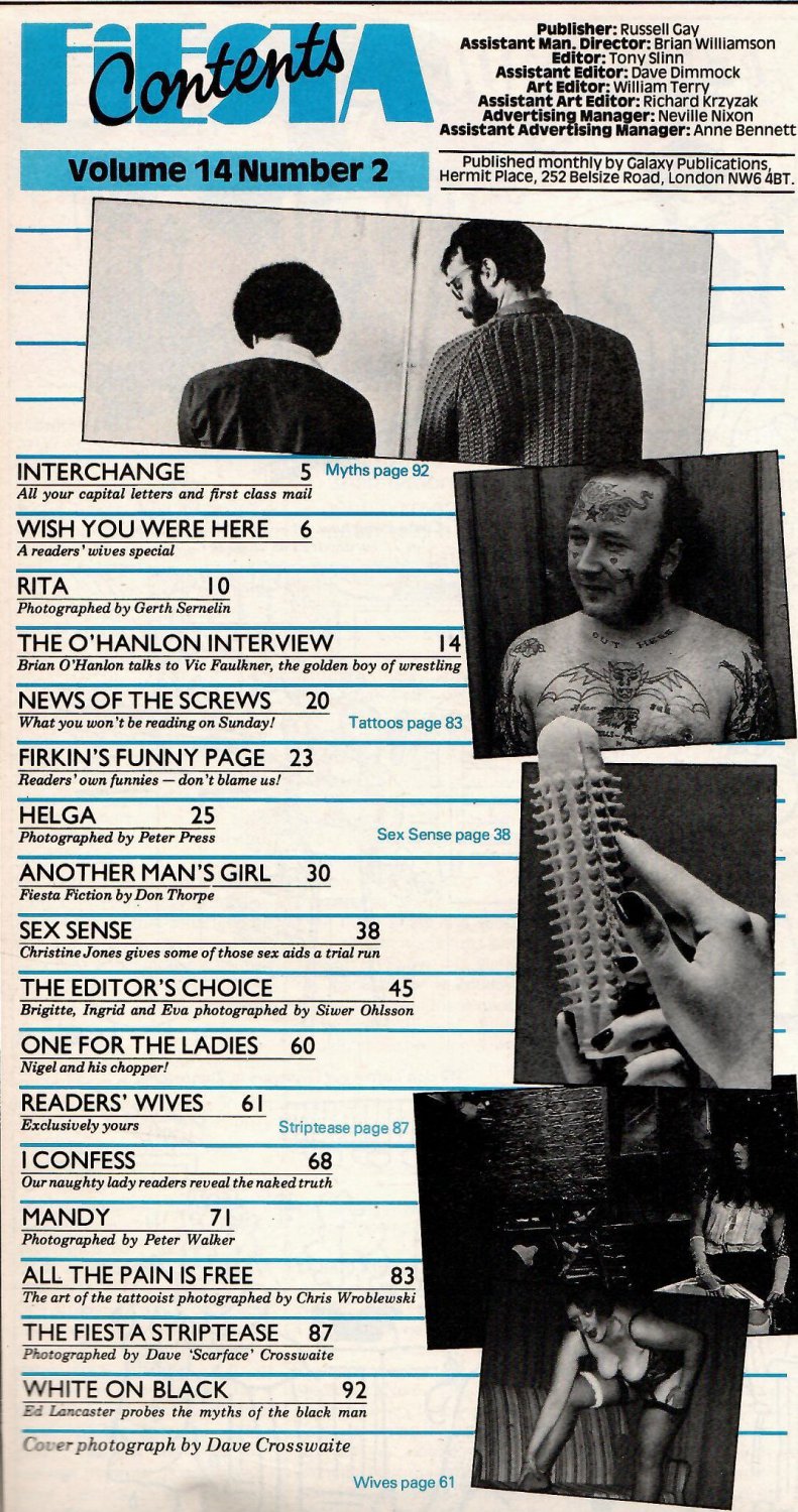 FIESTA MAGAZINE from Great Britain January 1, 1980 THE MAG WITH ITS ...