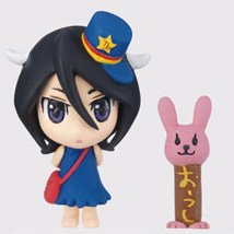 Bleach CHARA FORTUNE Zodiac Version Mascot Figure: Rukia Kuchiki & Chappy