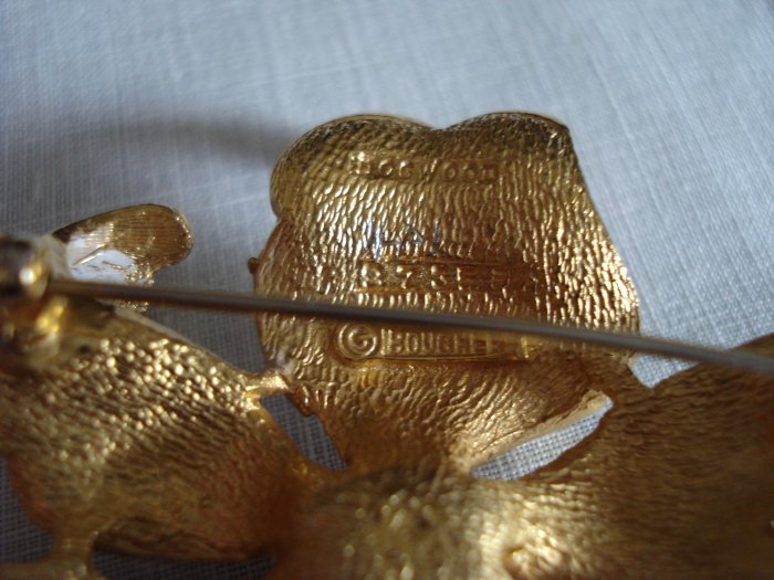 Marcel Boucher floral brooch dogwood signed numbered flower pin mint ...