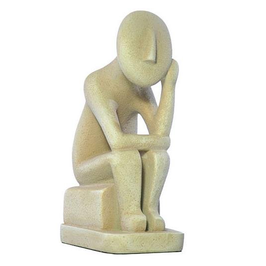 Cycladic Thinker Early Greek Island Statue