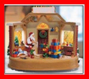 Avon Rotating Santa's Workshop - Brand New In Box