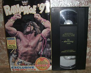 WWF Rampage 92 Vhs Video Coliseum Video Bret Hart Shawn Michaels Randy ...