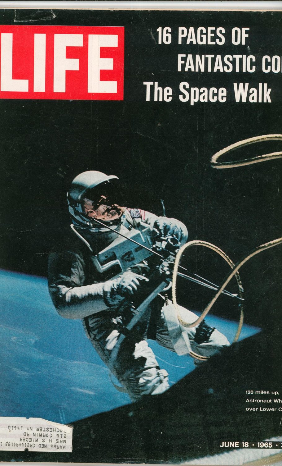 Life Magazine June 18 1965 The Space Walk Back Issue