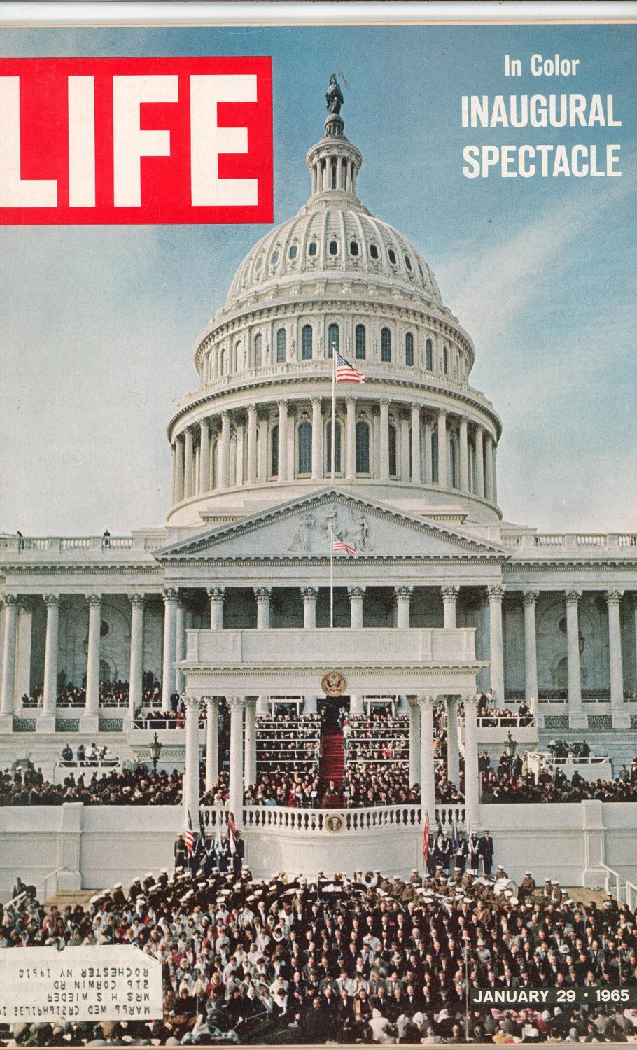 Life Magazine January 29 1965 In Color Inaugural Spectacle Back Issue