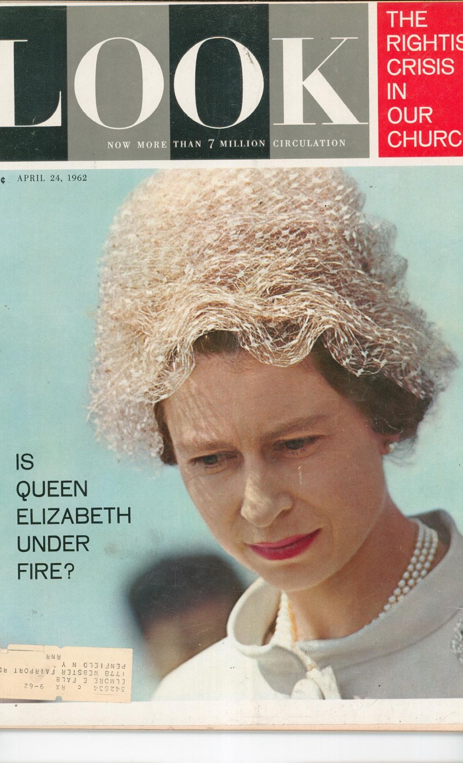 Vintage Look Magazine April 24 1962 Is Queen Elizabeth Under Fire ...