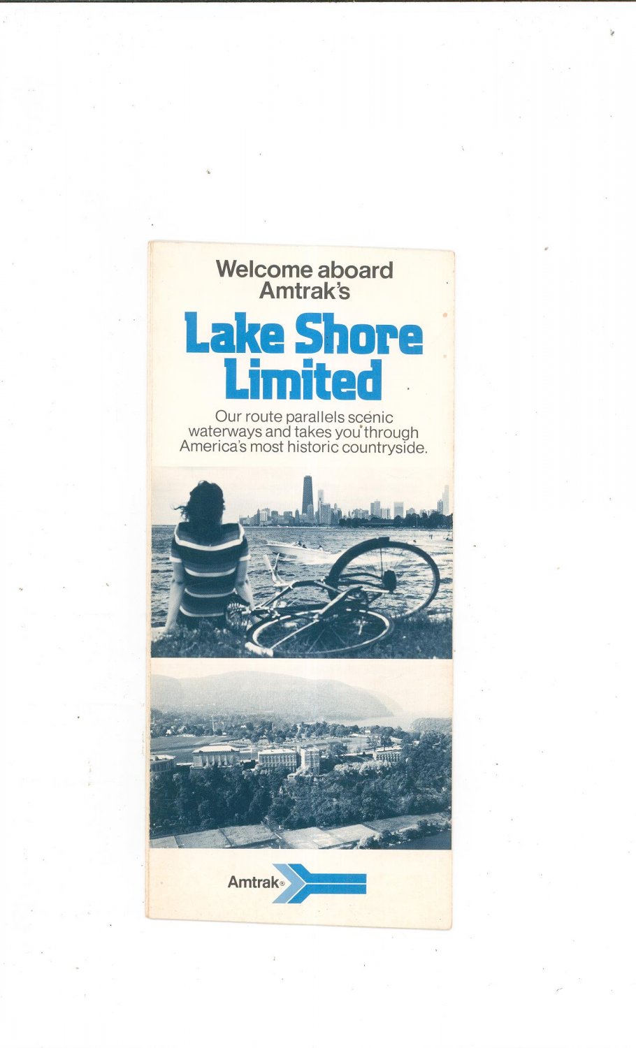 Vintage Welcome Aboard Amtrak's Lake Shore Limited Brochure 1976 Vintage Welcome Aboard Amtrak's Lake Shore Limited Brochure 1976