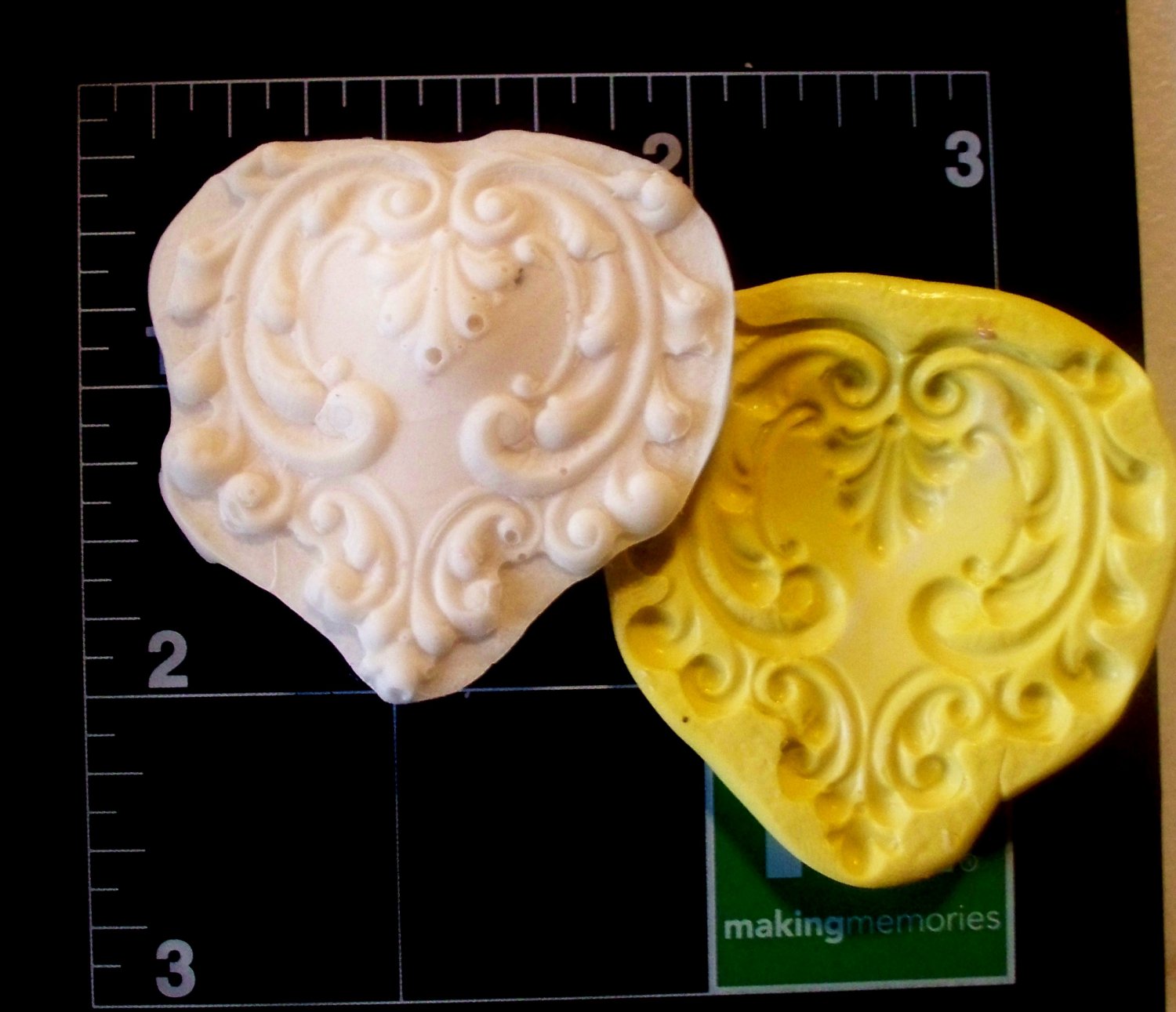 Filigree Heart- Silicone Mold Soap Candy Plaster Cake Resin