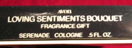 Avon Loving Sentiments Bouquet Serenade Cologne