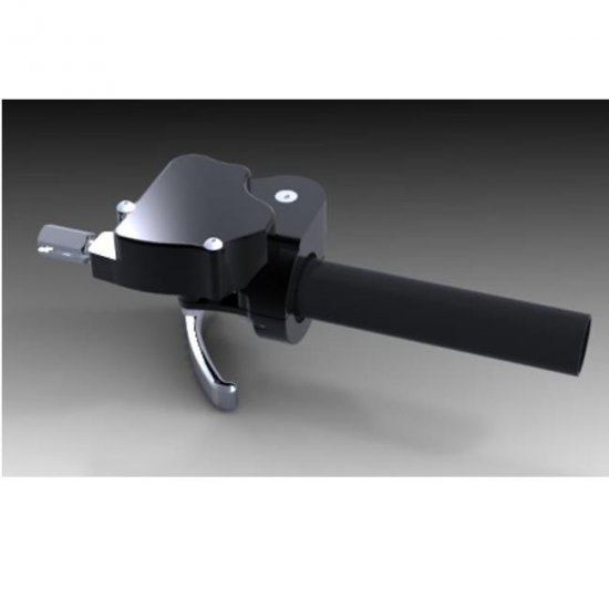 TerryCable Dual Gasser Throttle Assembly ATV - Black - T10038-01