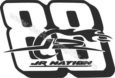 Dale Earnhardt Jr. 88 Junior Nation Decal