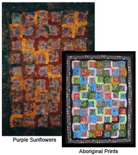The Shadow Block quilt pattern using Flip Flop Block by Kathie Alyce q2