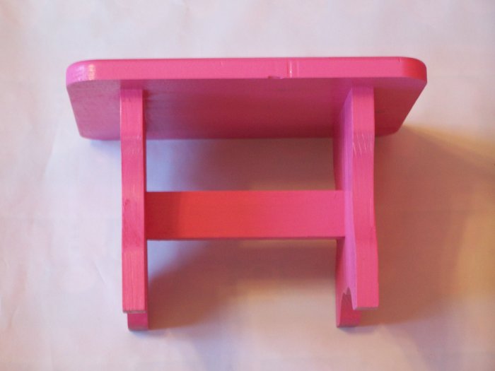 Pink Disney Princess Step Stool Time Out Bench Handmade Design 2