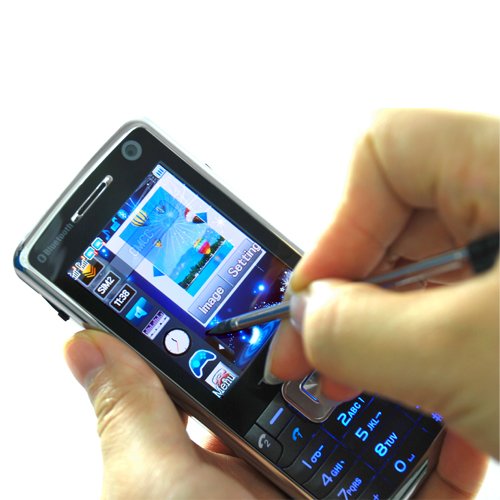 Quad Band Dual SIM Touch Screen Cellphone with Drag + Drop Icons