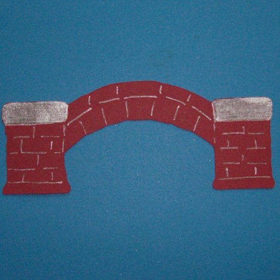 3" Bridge Die Cut