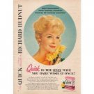 1957 Helene Curtis Spray Net Hair Spray Vintage Color Print Ad - Love Walks