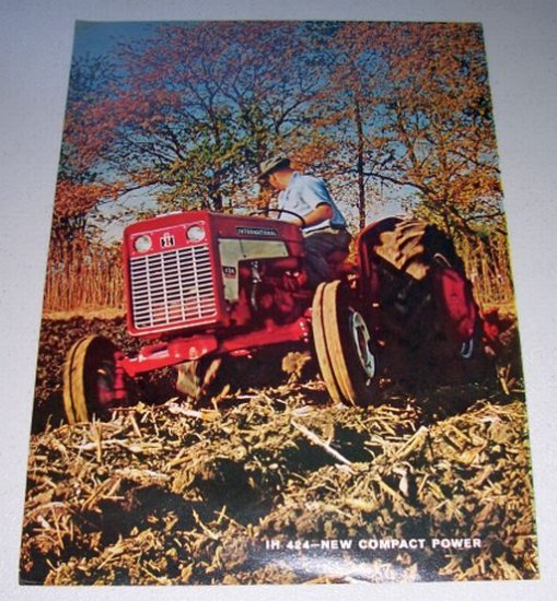 1965 IH International Harvester Farmall Tractors 3 Page Print Ad