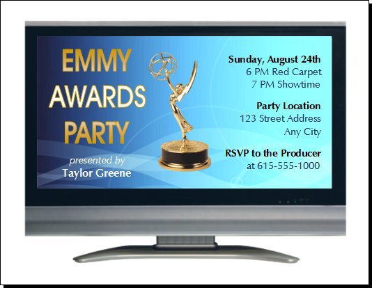 Emmy Awards Party Invitations