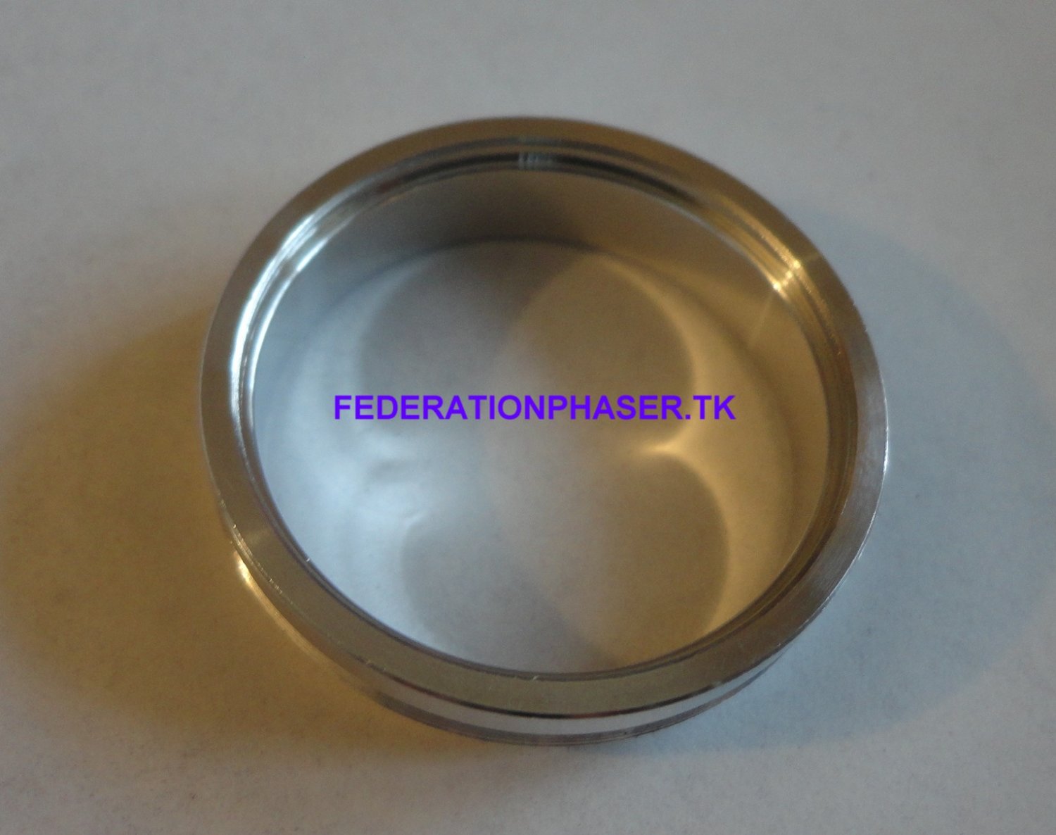 STAR TREK COMMUNICATOR HERO STYLE ALPHA METAL MOIRE BEZEL RING PART/ INNER AND OUTER RING KIT