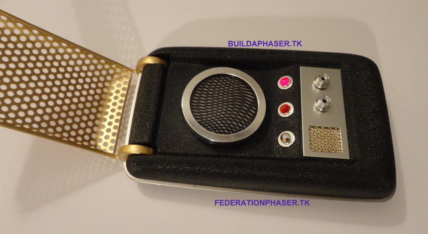 STAR TREK CUSTOM BUILT WAND COMMUNICATOR DELTA VERSION!