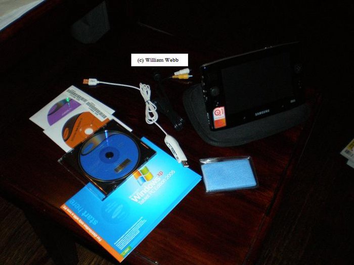 Samsung Q1 UMPC 1GHz 7" WVGA 1GB 60GB Intel GMA900 Windows XP Tablet PC ...