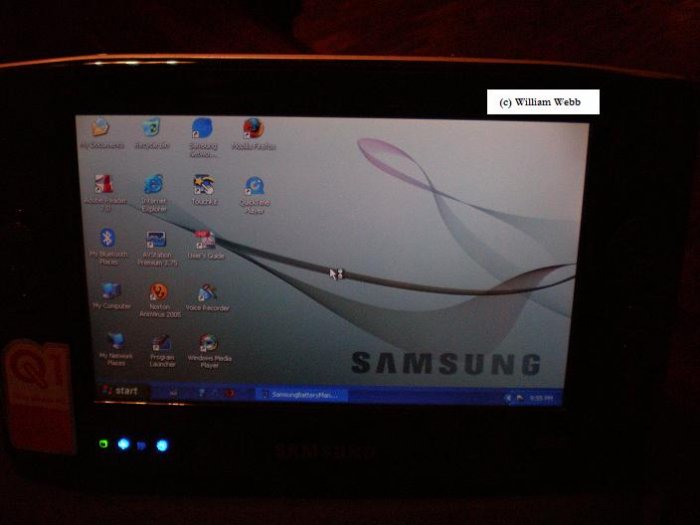Samsung Q1 UMPC 1GHz 7" WVGA 1GB 60GB Intel GMA900 Windows XP Tablet PC ...