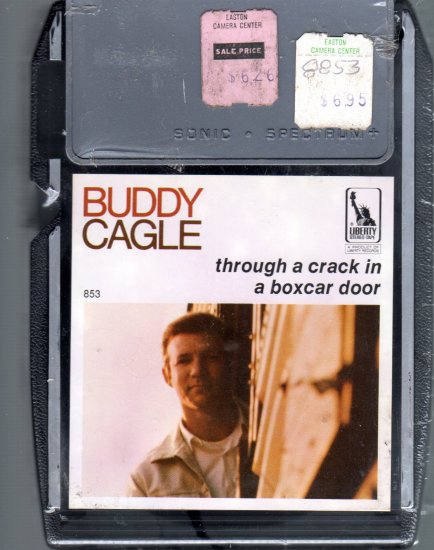 Buddy Cagle - Through A Crack In A Boxcar Door Sealed 8-track tape