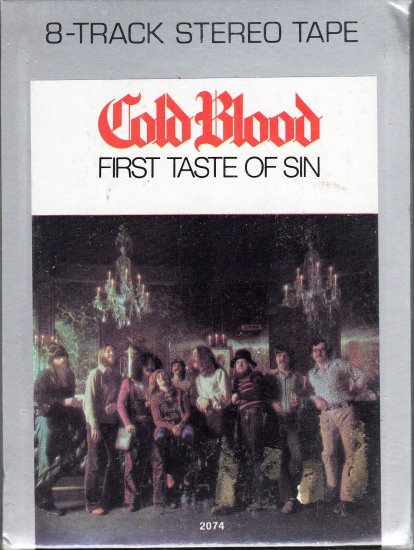 Cold Blood - First Taste Of Sin 1972 Sealed 8-track tape