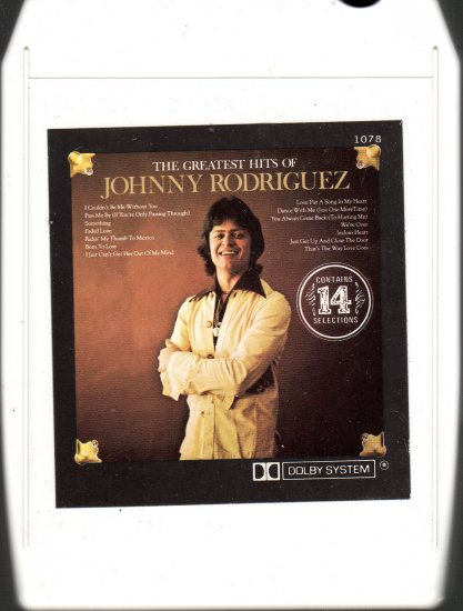 Johnny Rodriguez - Greatest Hits 8-track tape