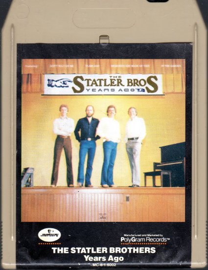 The Statler Brothers - Years Ago 1981 8-track tape