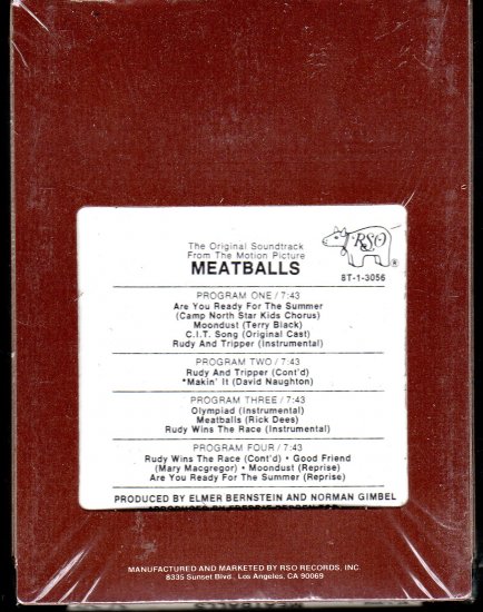Meatballs - Original Soundtrack Sealed 8-track tape