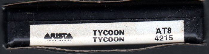 Tycoon - Tycoon Debut 8-track tape